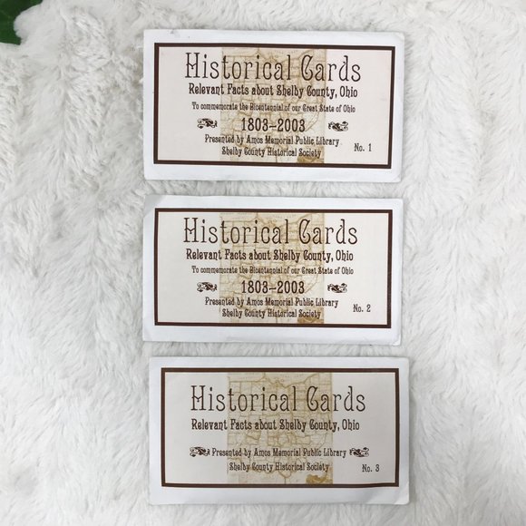 Accents | Ohio Historical Cards | Poshmark